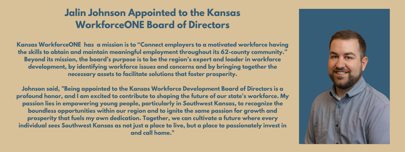 Johnson appointed to the Kansas WorkforceONE Board of Directors | Minneola Healthcare